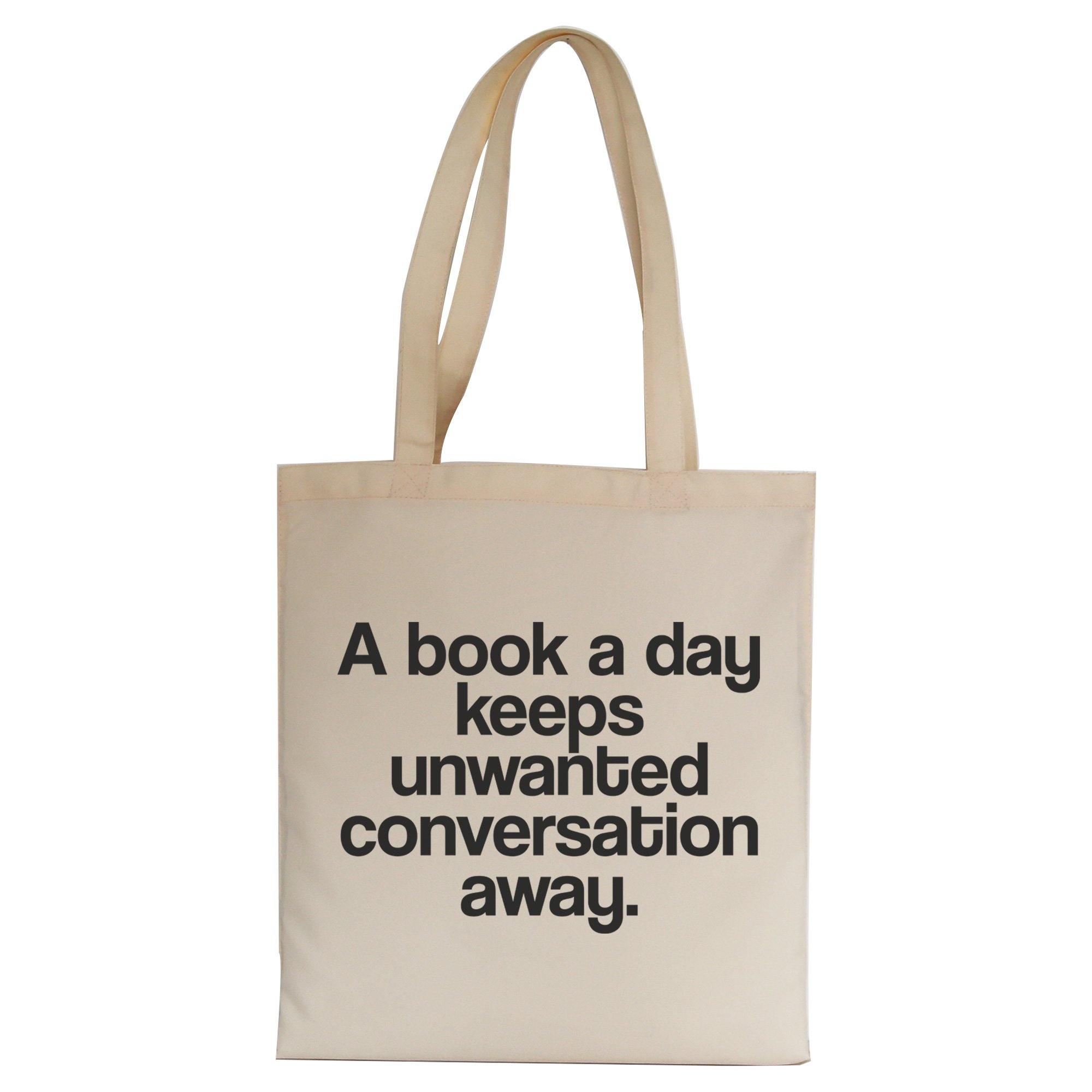 A book a day funny reading tote bag canvas shopping– Graphic Gear