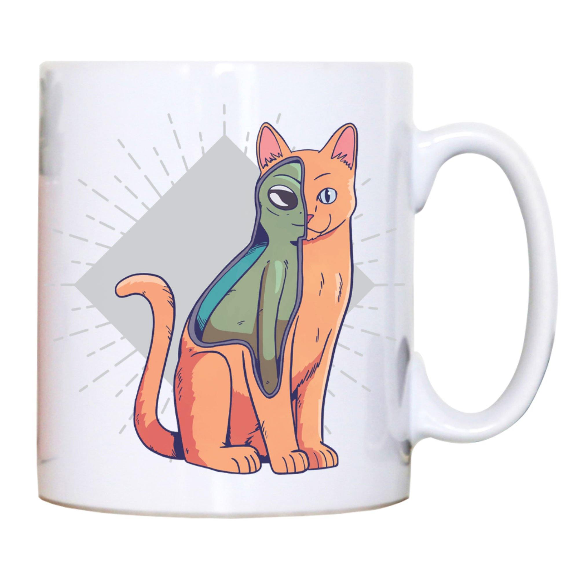 Alien cat funny costume mug coffee tea cup– Graphic Gear