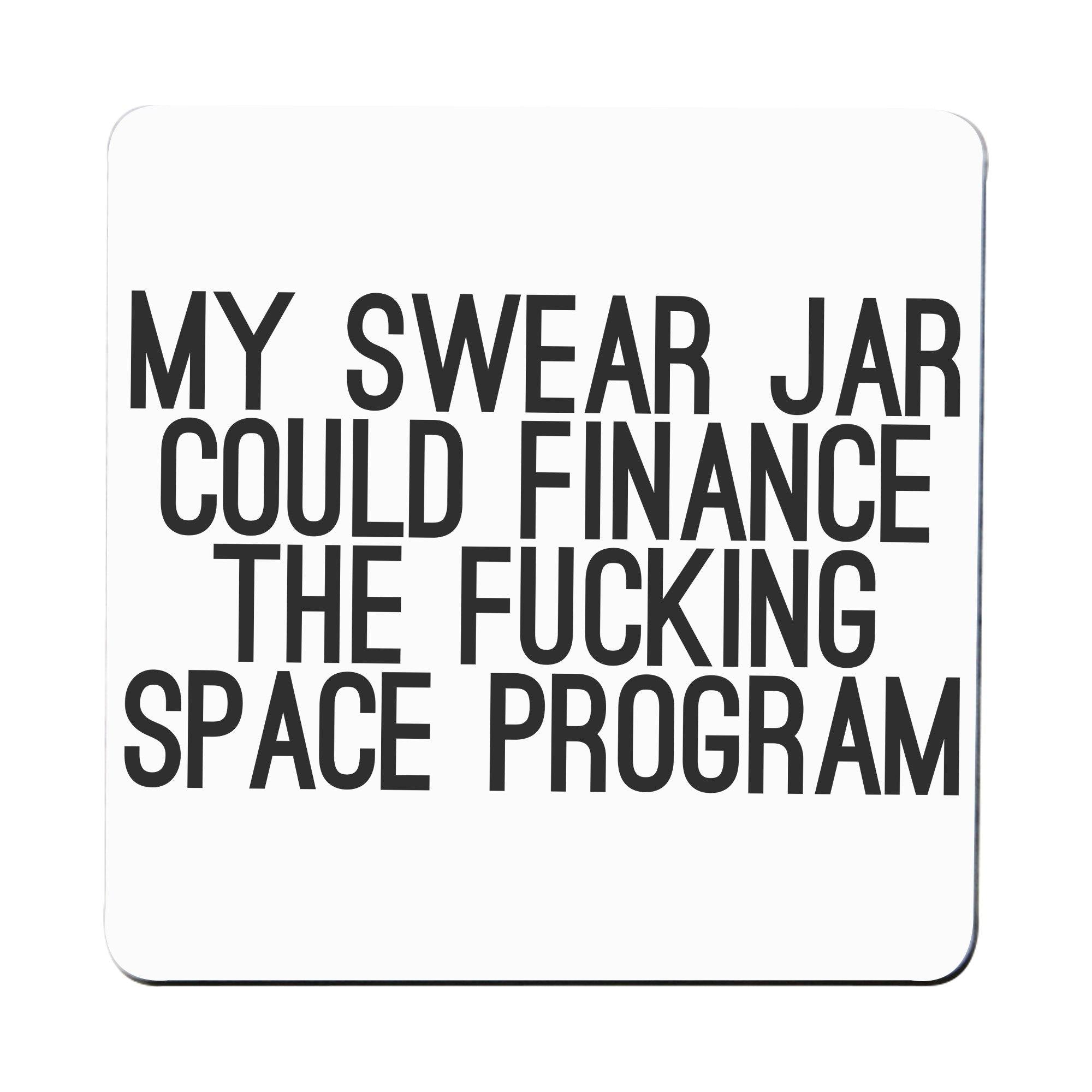 My swear jar funny rude offensive coaster drink mat– Graphic Gear
