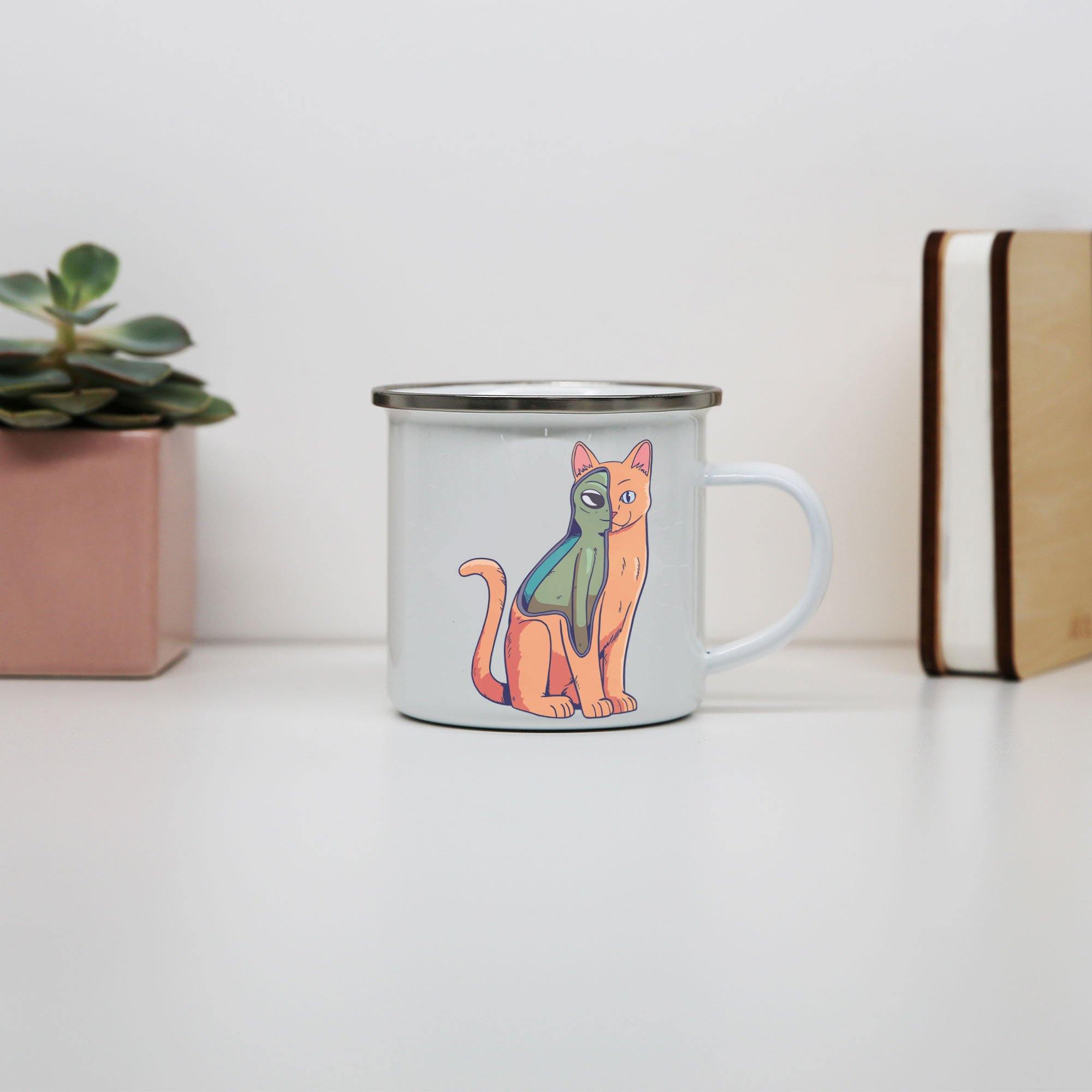 Alien cat funny costume mug coffee tea cup– Graphic Gear