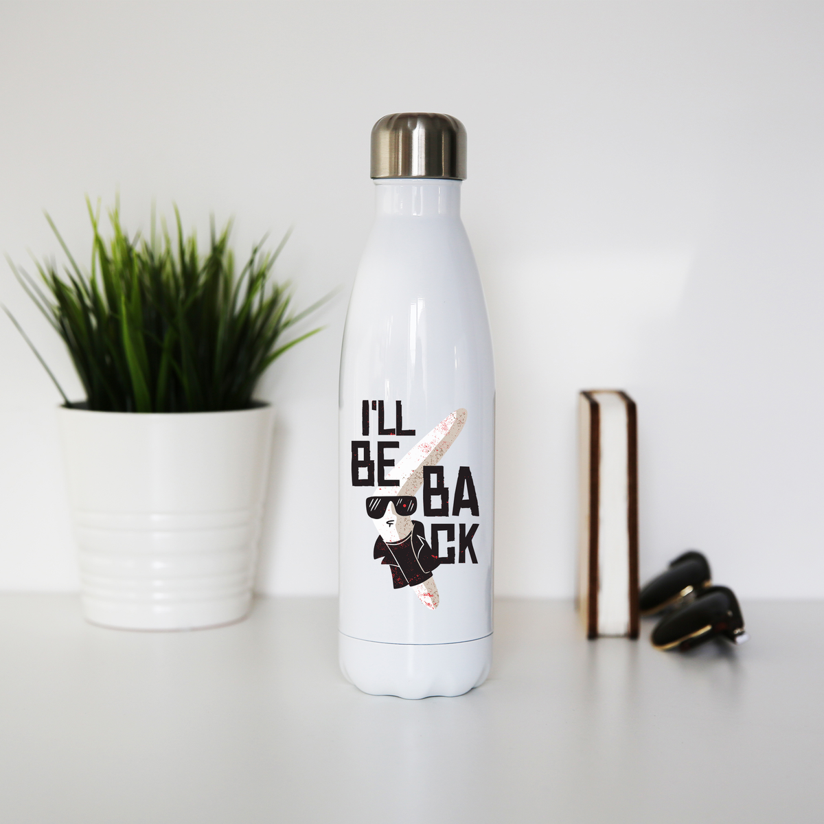 Boomerang funny water bottle stainless steel reusable– Graphic Gear
