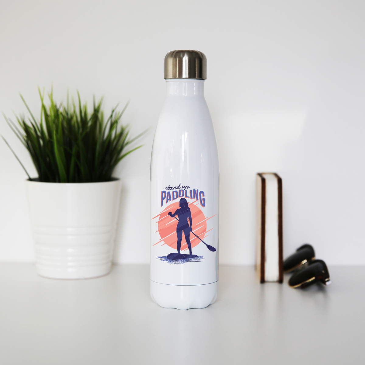 Stand up paddling water bottle stainless steel reusable– Graphic Gear