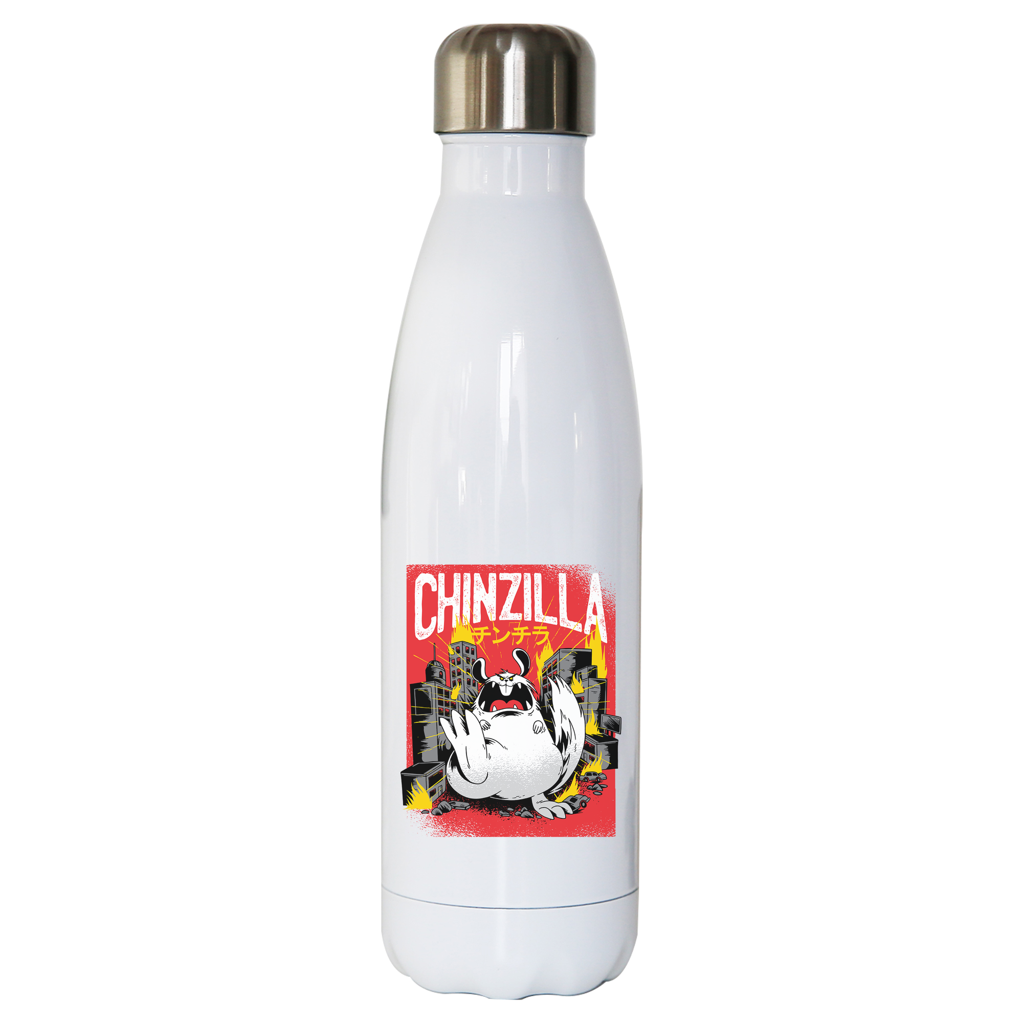 Chinchilla monster water bottle stainless steel reusable– Graphic Gear