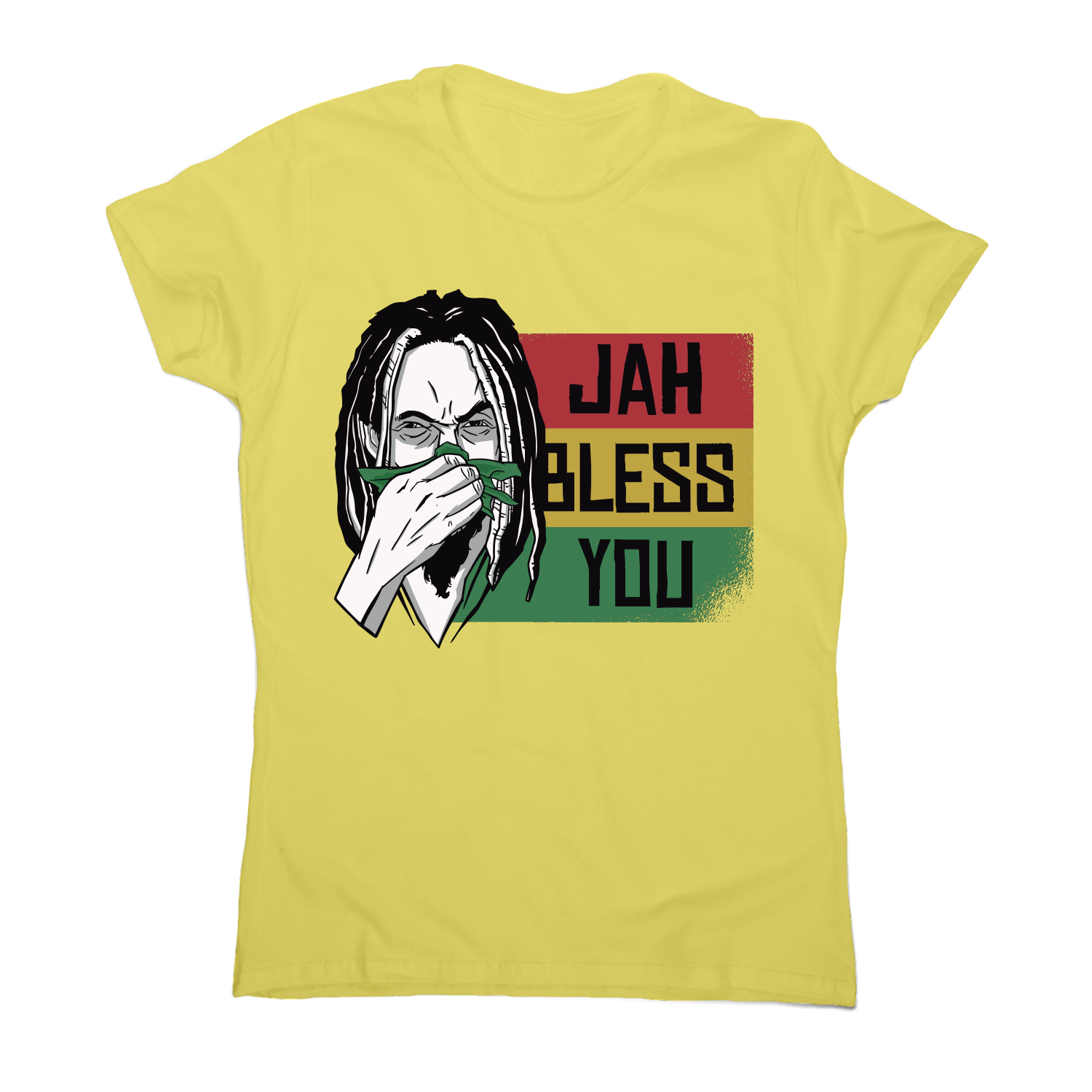 Jah bless you rastafari funny t-shirt women's– Graphic Gear